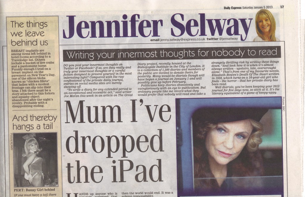 Press – The Great Diary Project