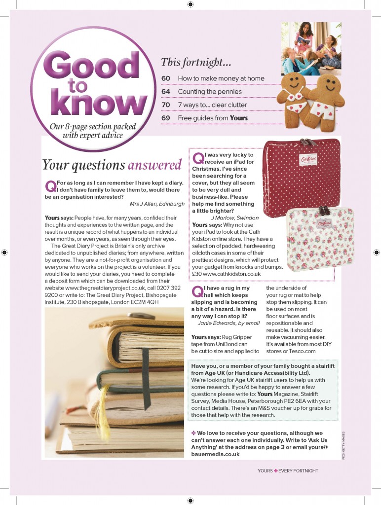 Press – The Great Diary Project